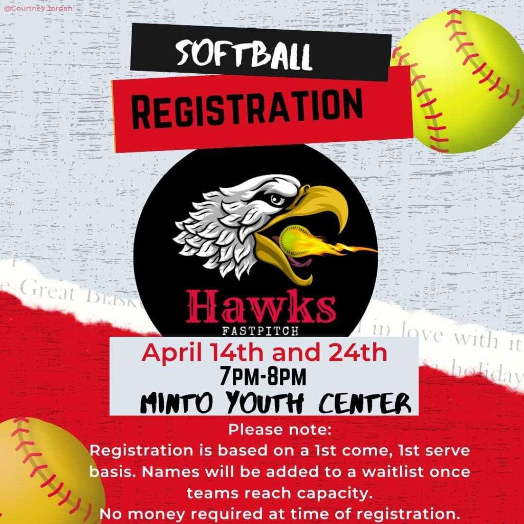 Grand Lake Hawks Softball Registration - Municipality of Grand Lake