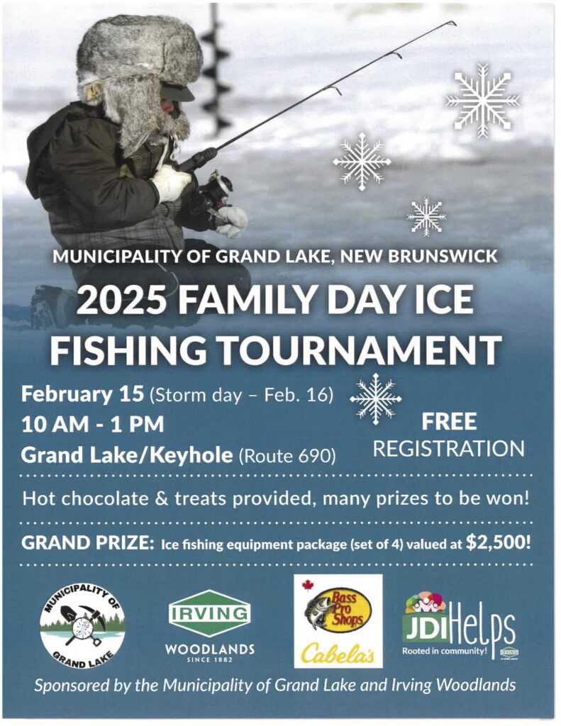 2025 Family Day Ice Fishing Tournament - Municipality of Grand Lake