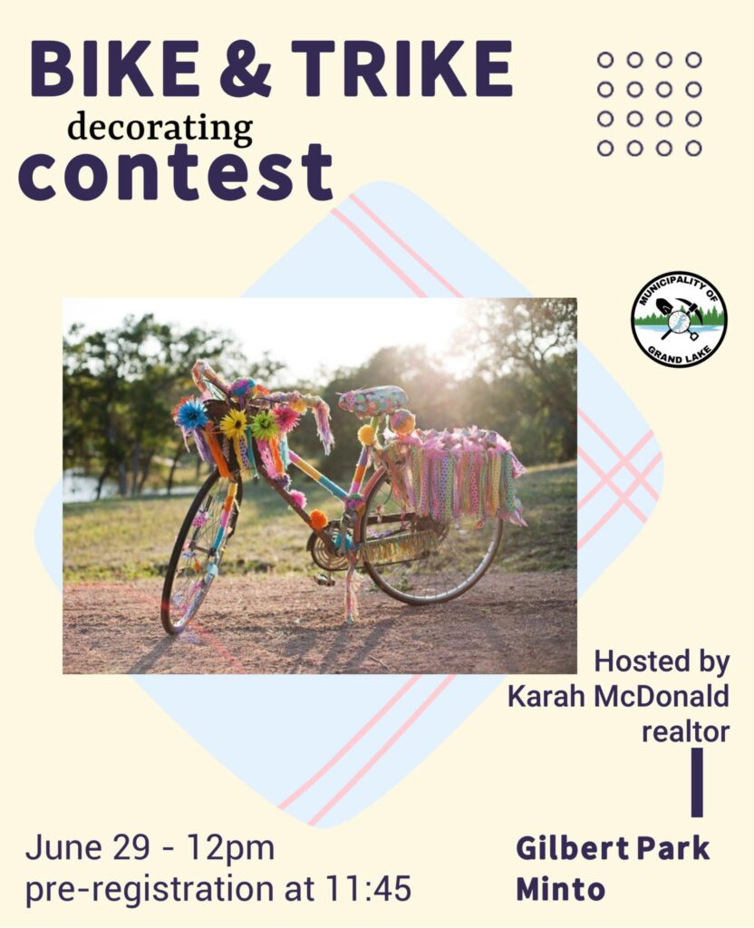 Bike & Trike Decorating Contest - Municipality of Grand Lake