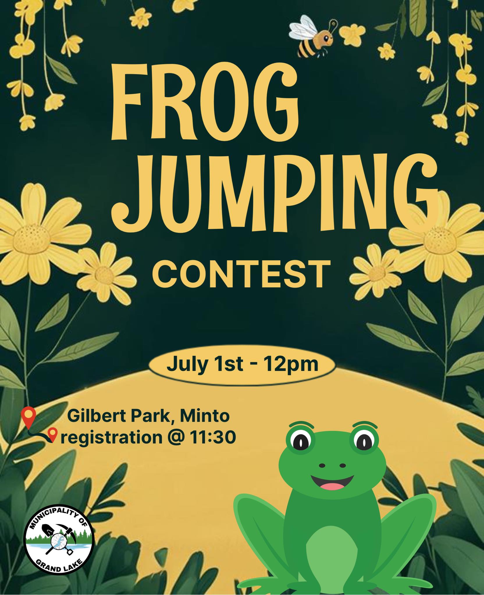 Frog Jumping Contest - Municipality of Grand Lake