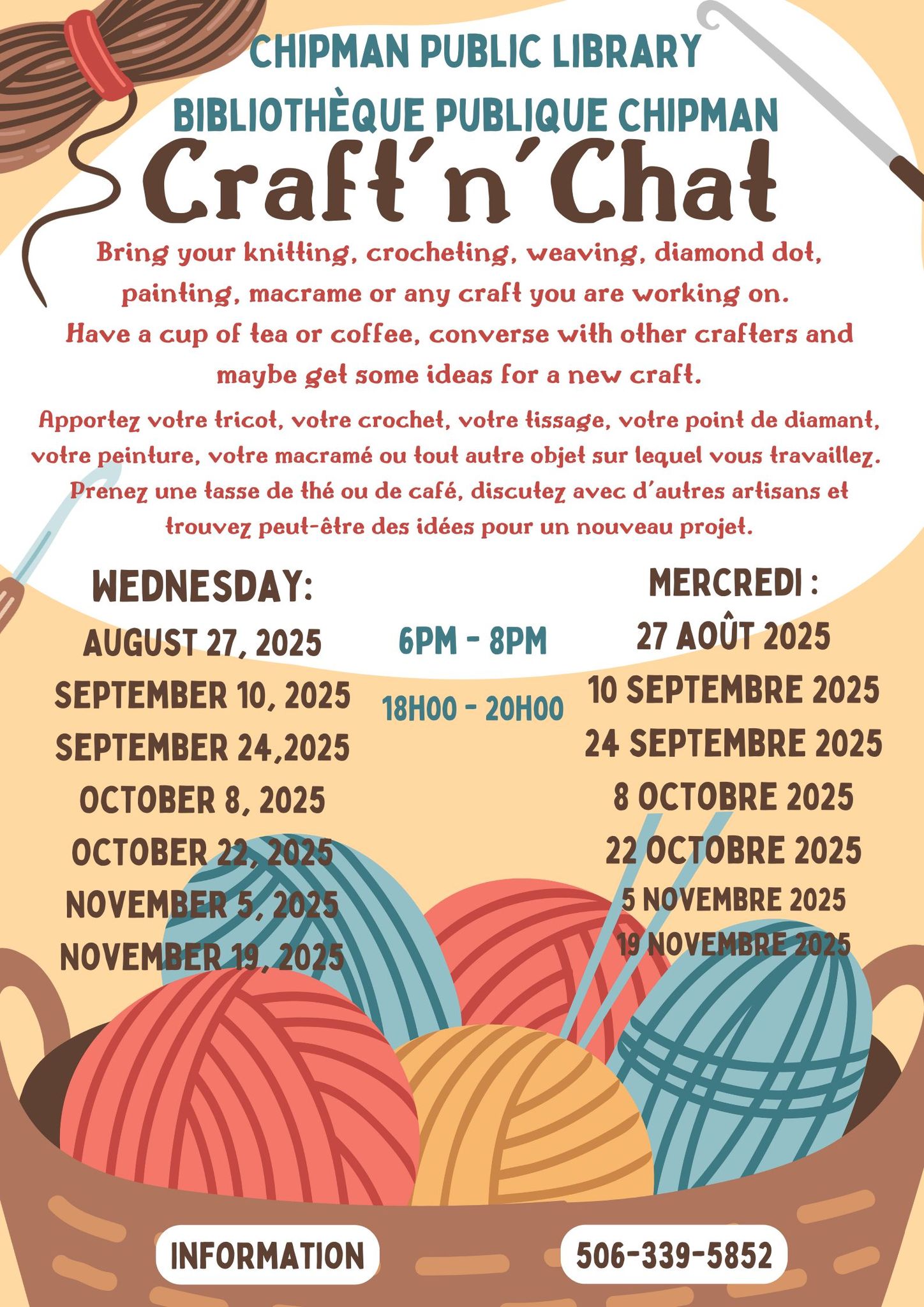Craft 'n' Chat - Municipality of Grand Lake