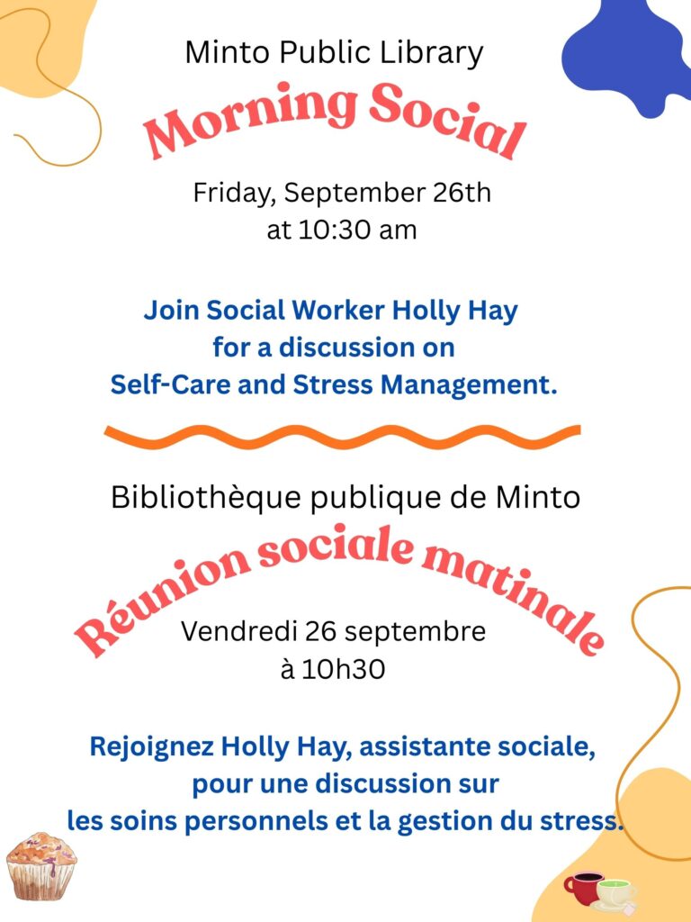 Morning Social – Self-Care & Stress Management - Municipality of Grand Lake
